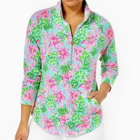 Lilly Pulitzer | Tops | Lilly Pulitzer Skipper Popover So Shellegant ...